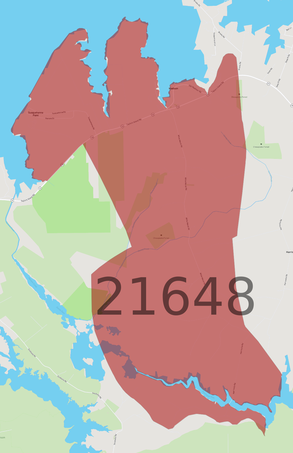 Zip Code 21648 - AtlasBig.com