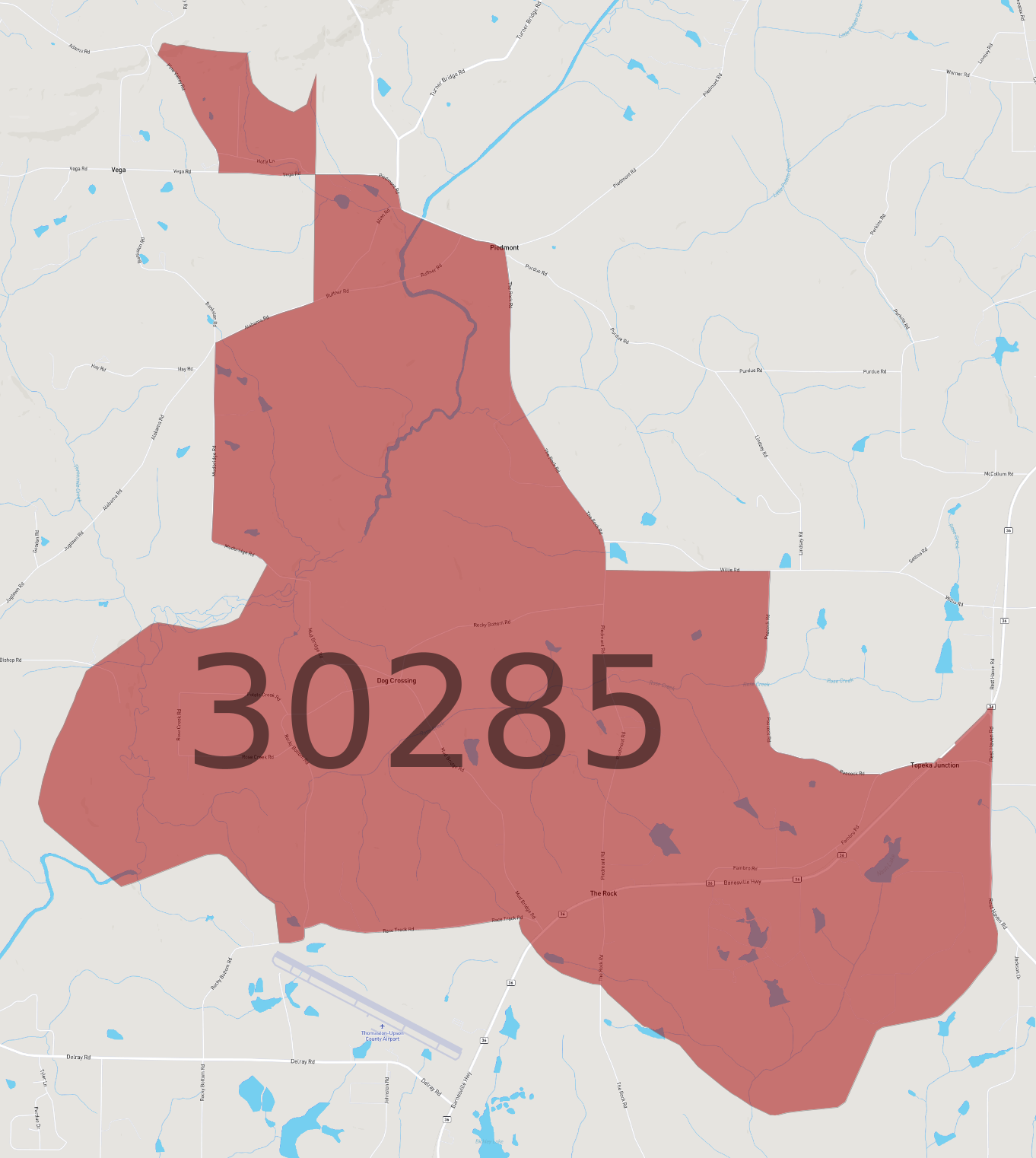 Zip Code 30285 - AtlasBig.com