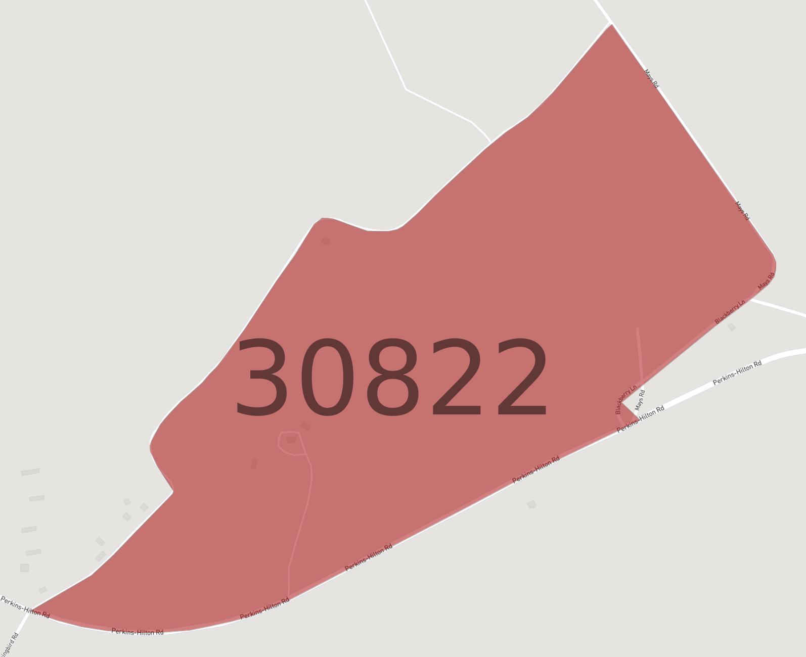 Zip Code 30822 - AtlasBig.com