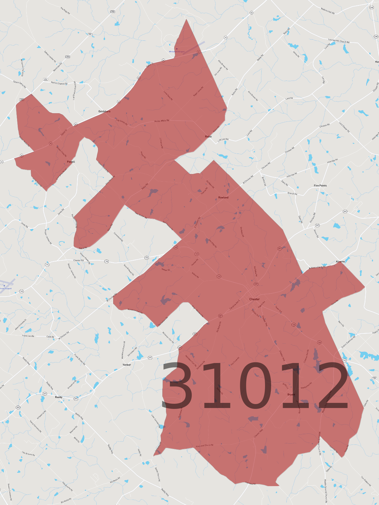 Zip Code 31012 - AtlasBig.com