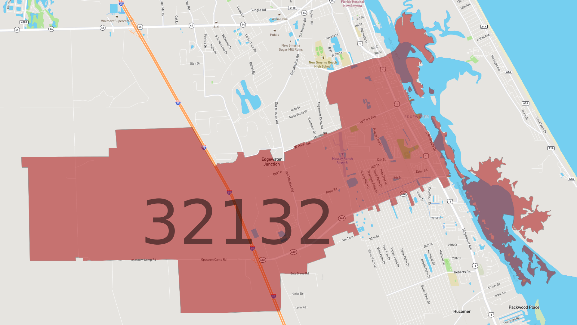 Zip Code 32132 - AtlasBig.com