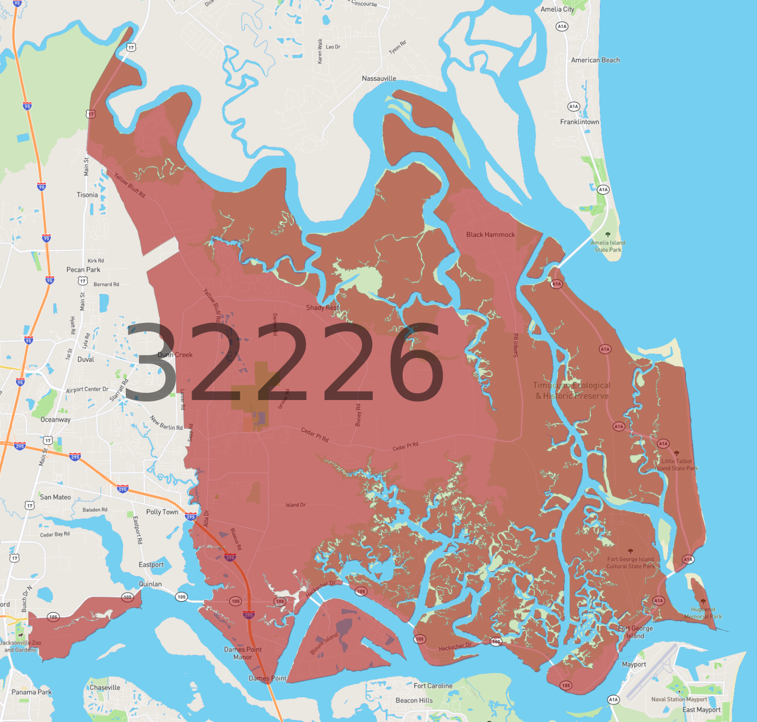 Zip Code 32226 AtlasBig Zip Code 32226 AtlasBig
