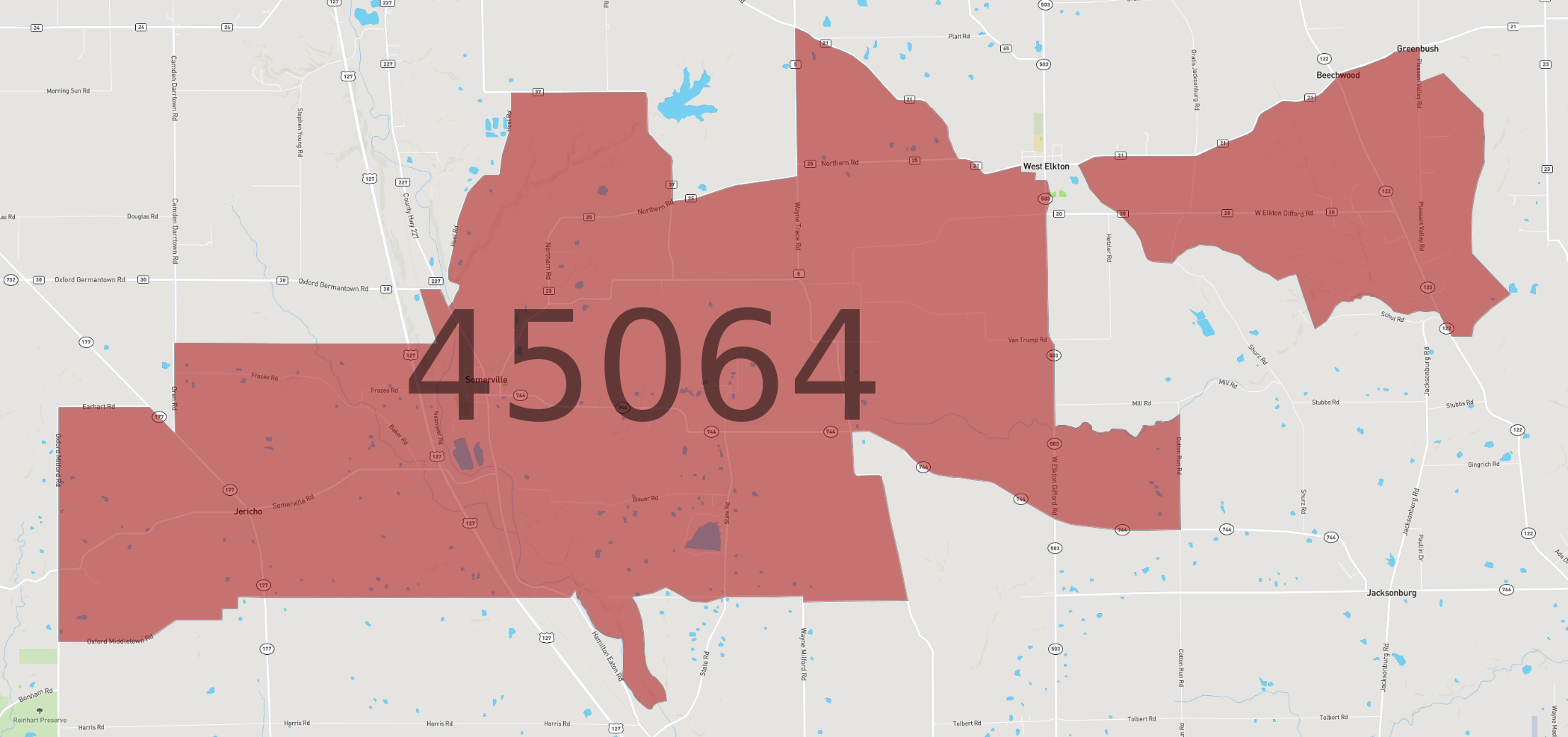 Zip Code 45064 - AtlasBig.com