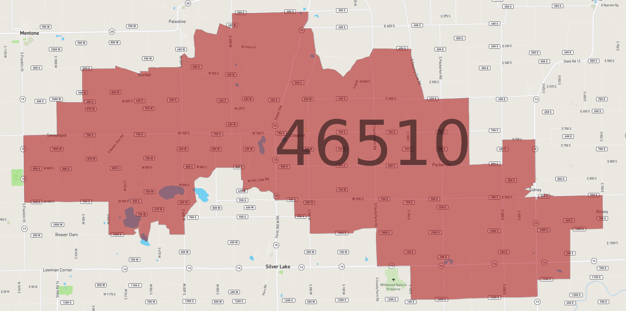 Zip Code 46510 - AtlasBig.com