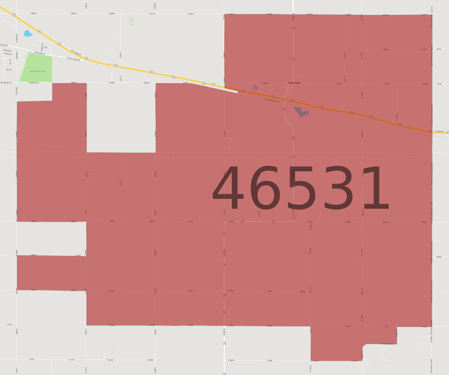 Zip Code 46531 - AtlasBig.com