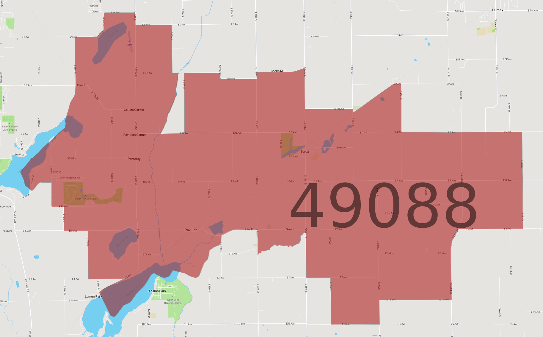Zip Code 49088 - AtlasBig.com