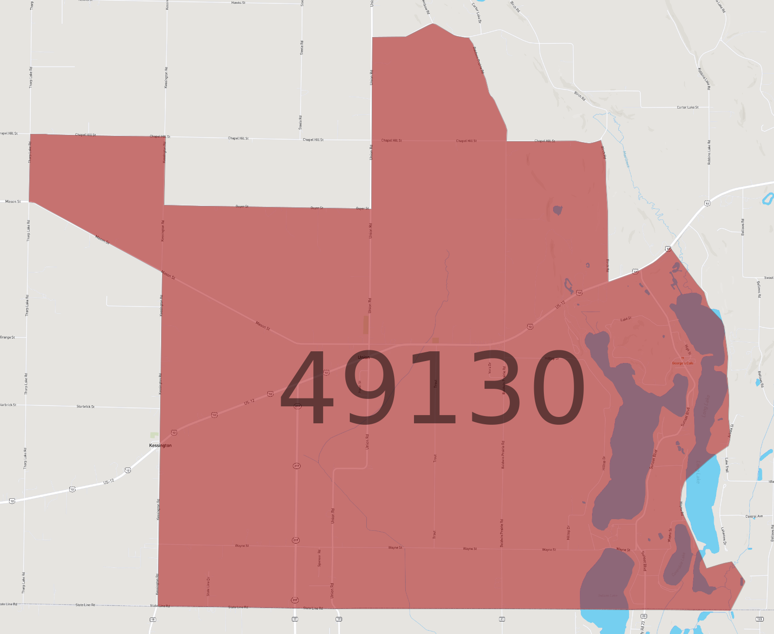 Zip Code 49130 - AtlasBig.com