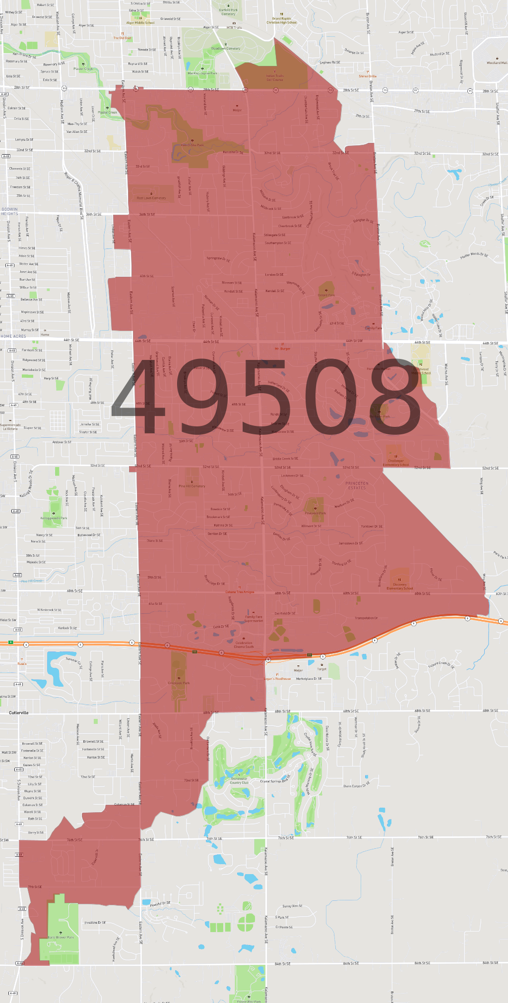 Zip Code 49508 - AtlasBig.com