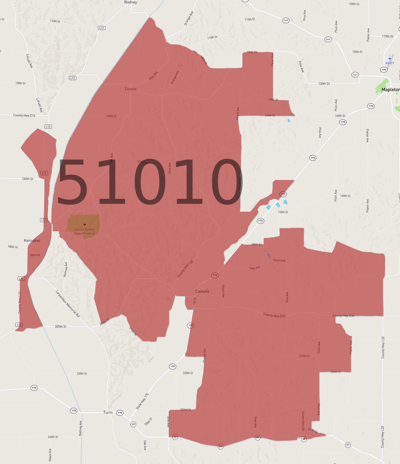 Zip Code 51010 - AtlasBig.com
