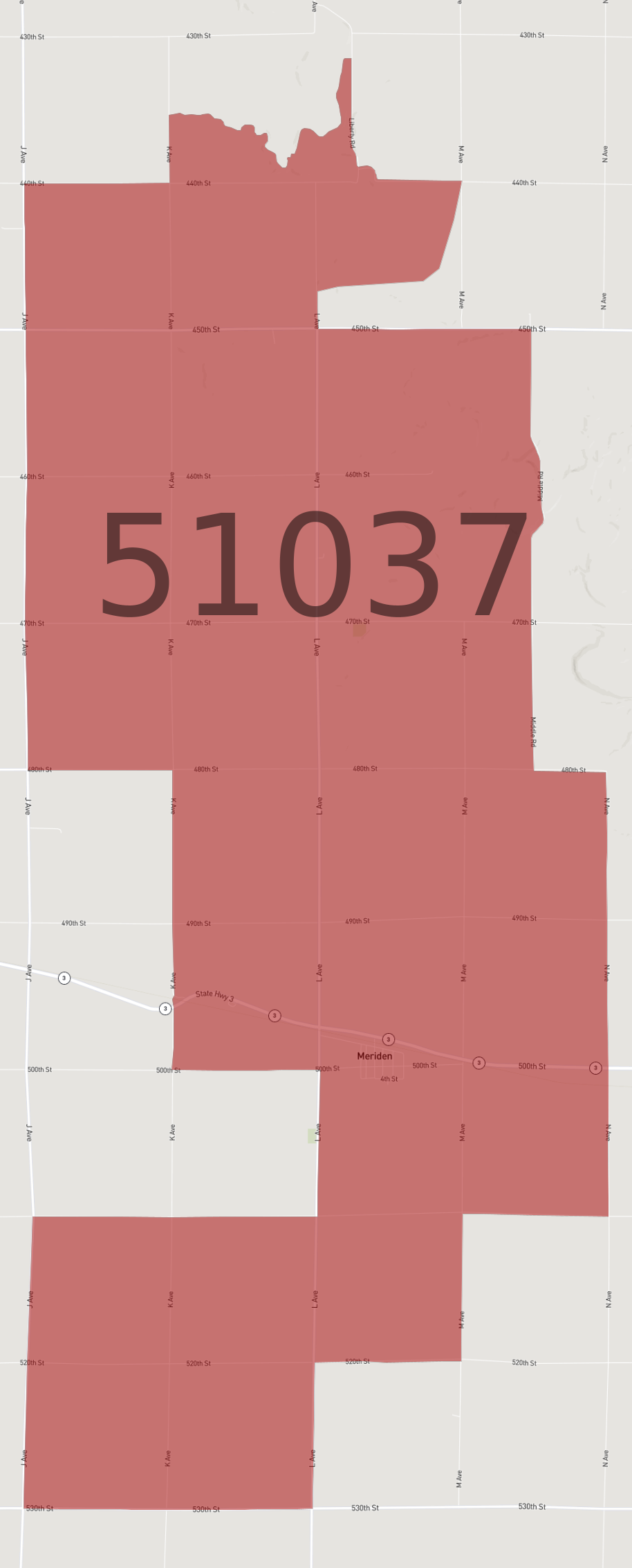 Zip Code 51037 - AtlasBig.com