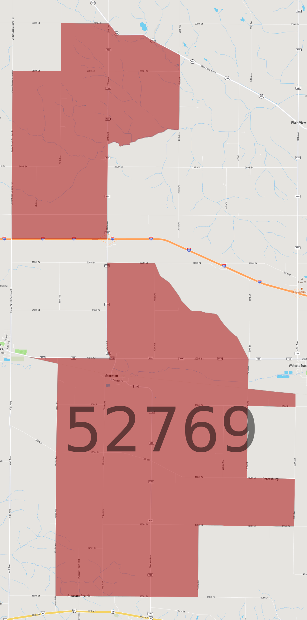 Zip Code 52769 - AtlasBig.com