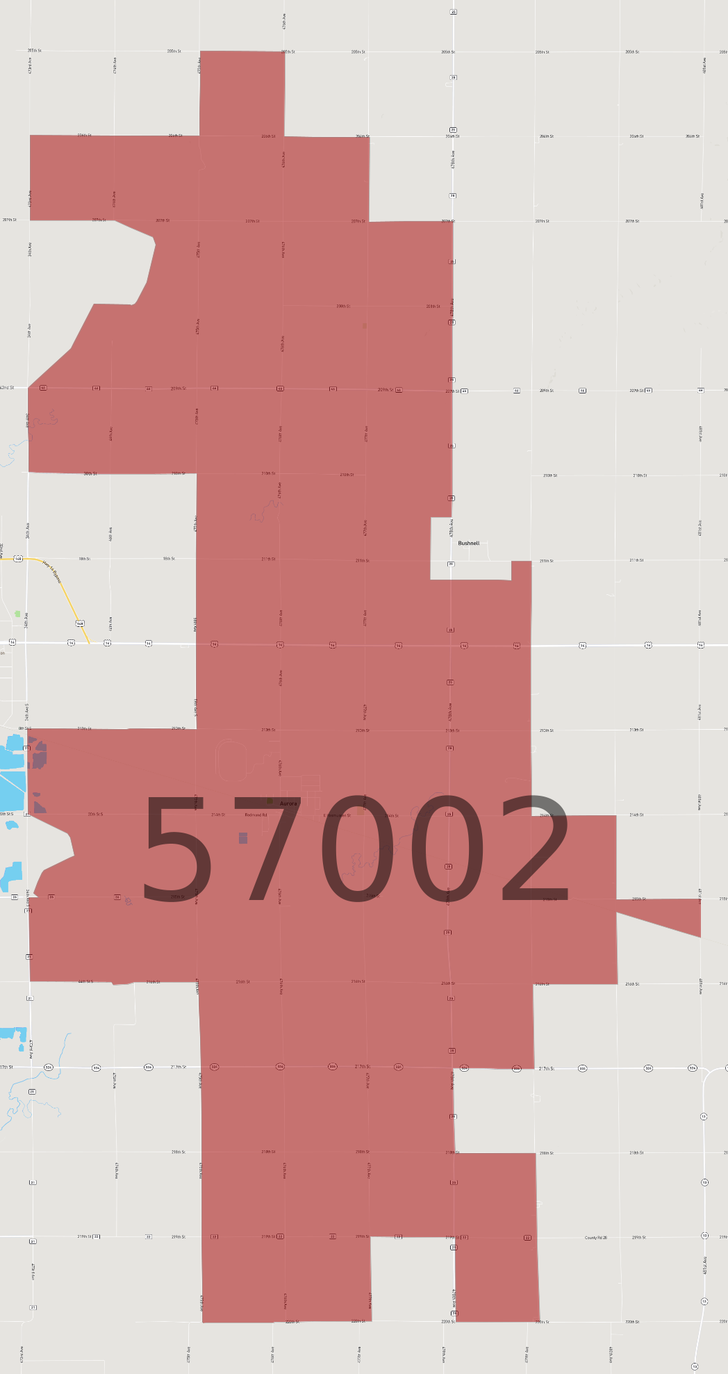 Zip Code 57002 - AtlasBig.com