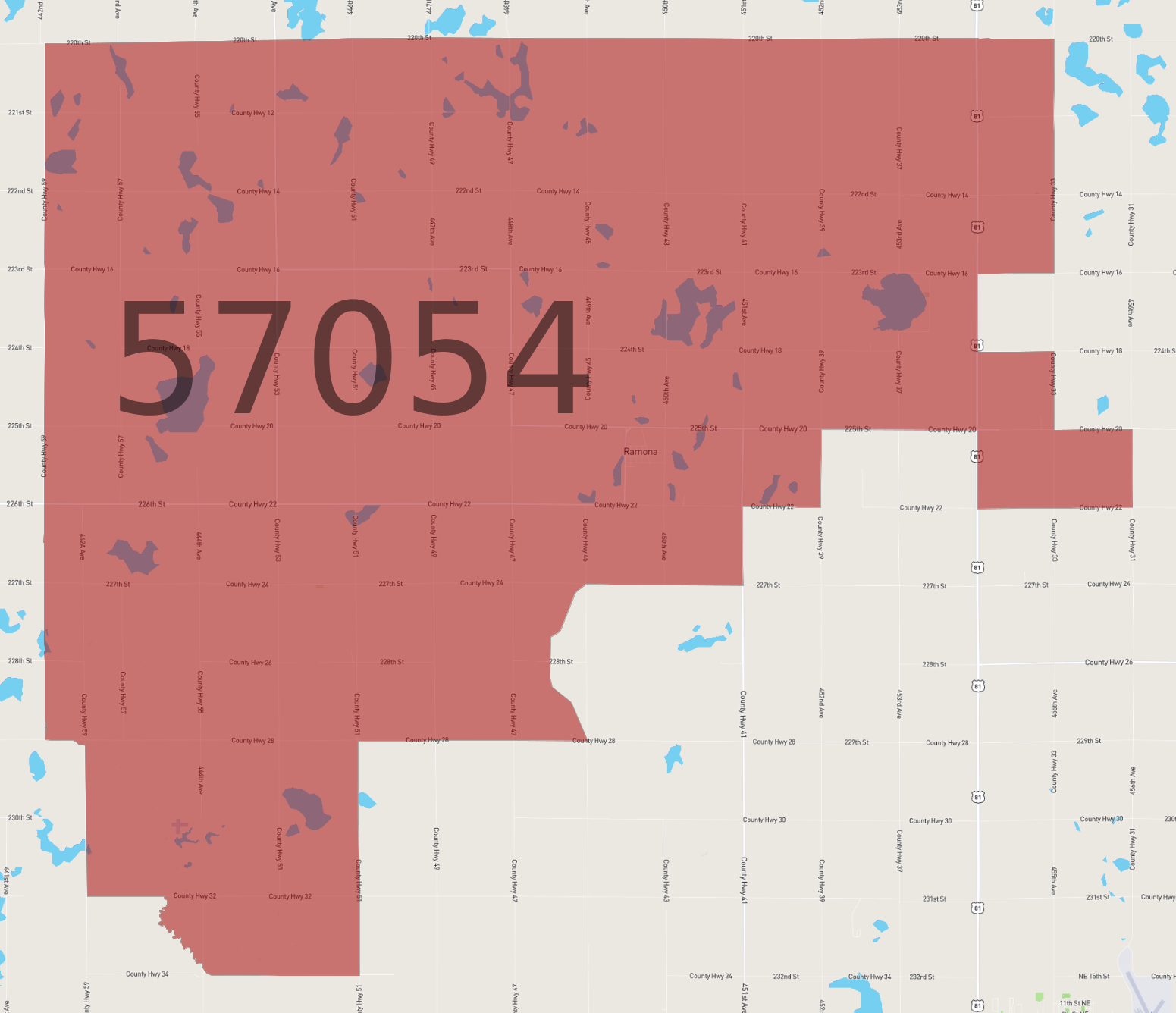 Zip Code 57054 - AtlasBig.com