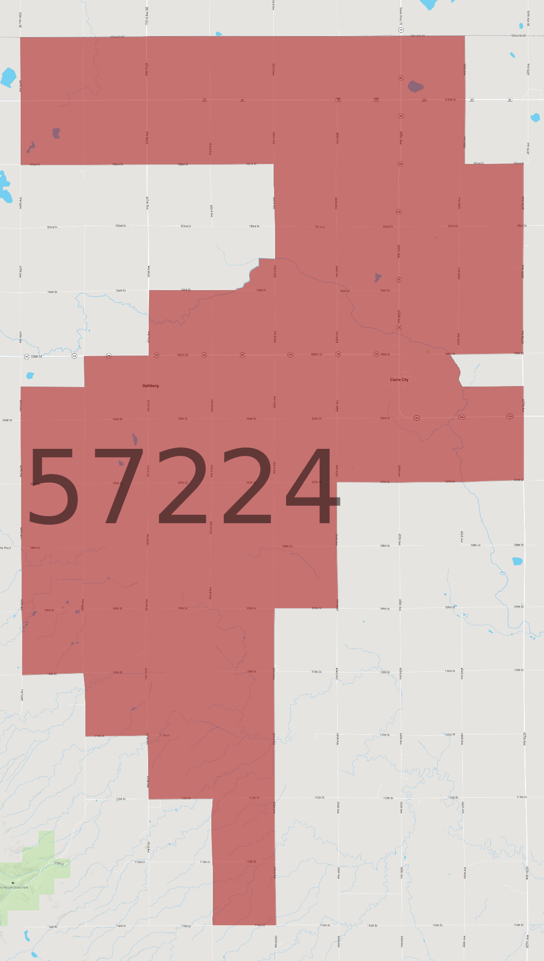Zip Code 57224 - AtlasBig.com