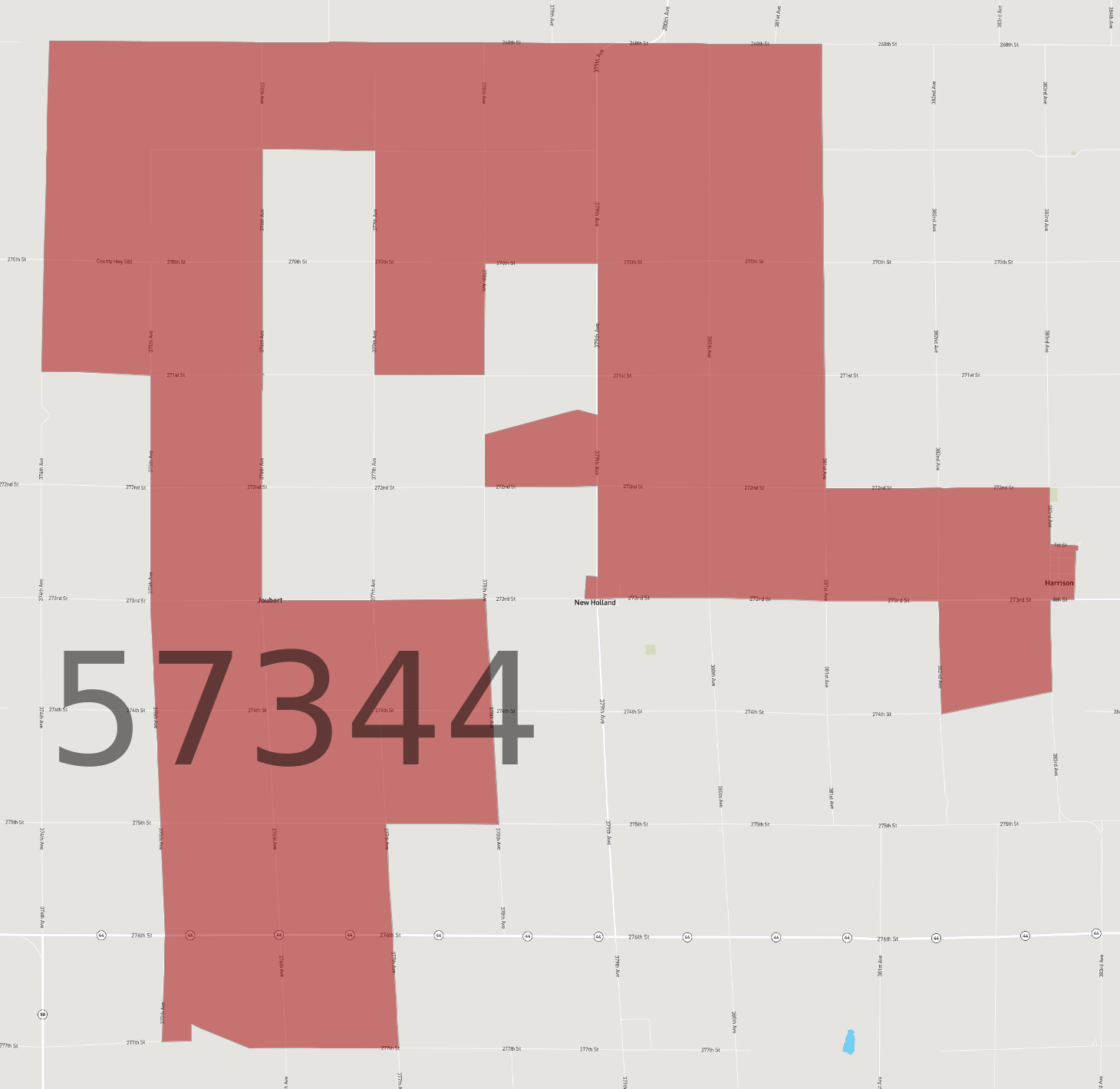 Zip Code 57344 - AtlasBig.com