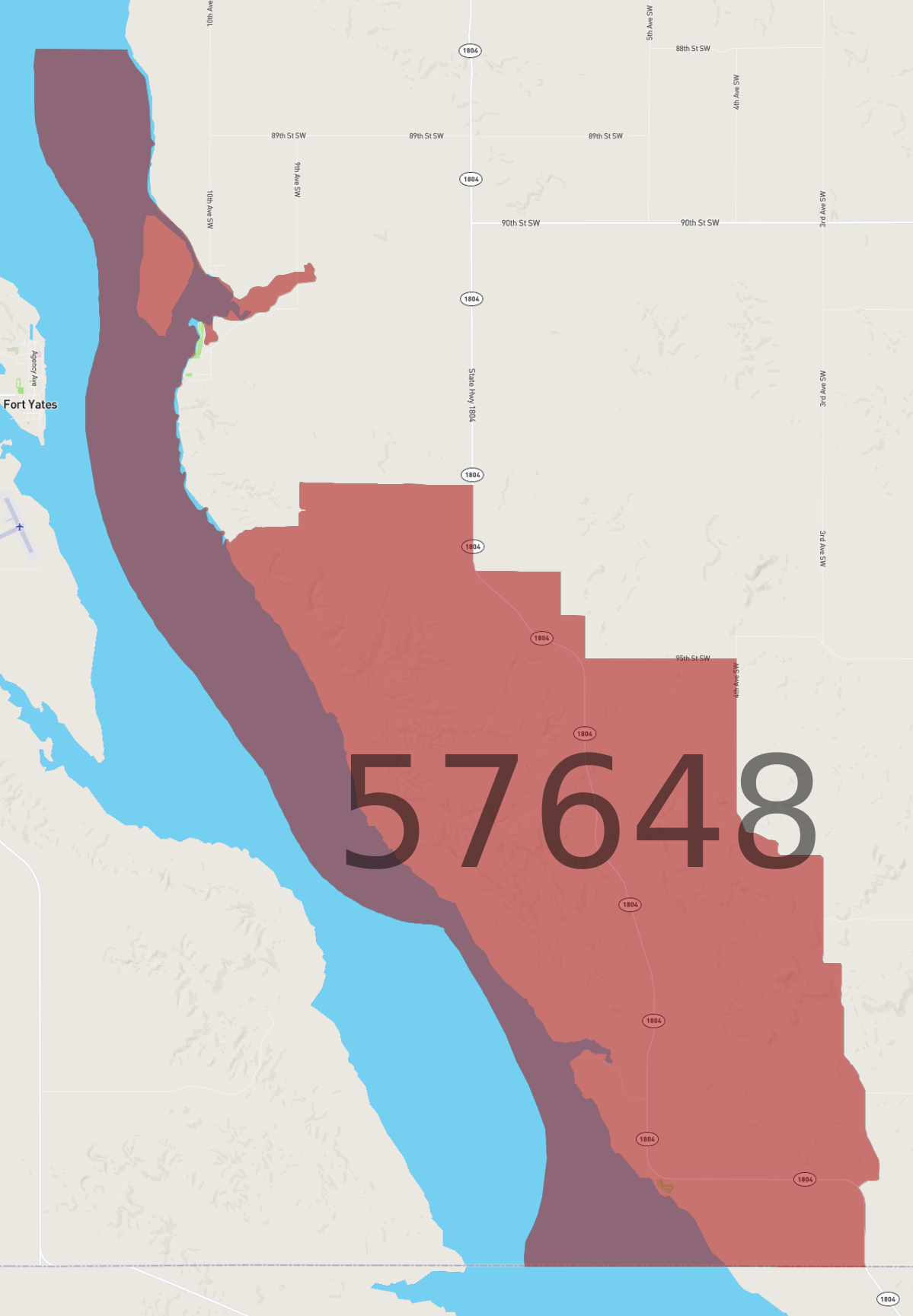Zip Code 57648 - AtlasBig.com