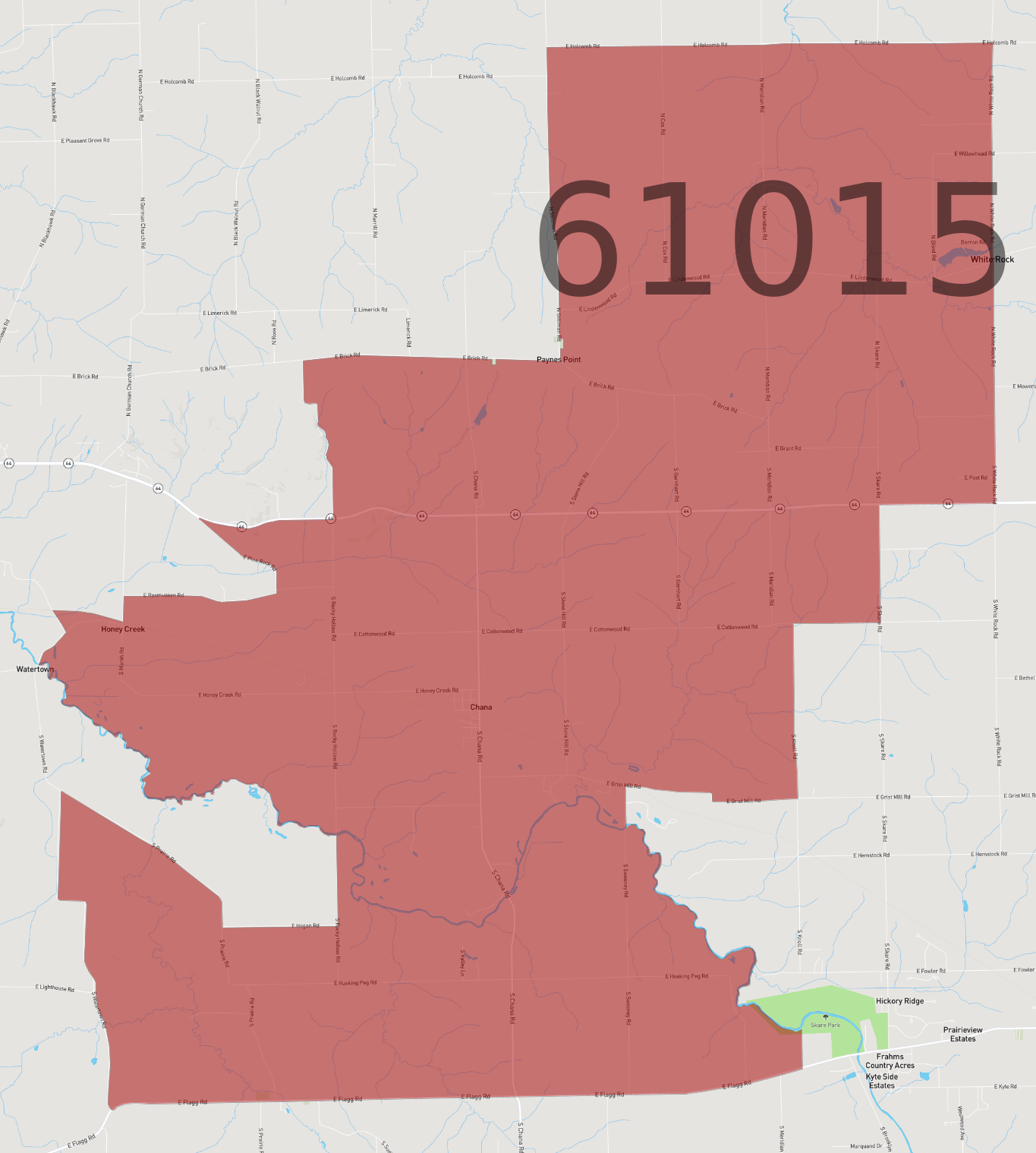 Zip Code 61015 - AtlasBig.com