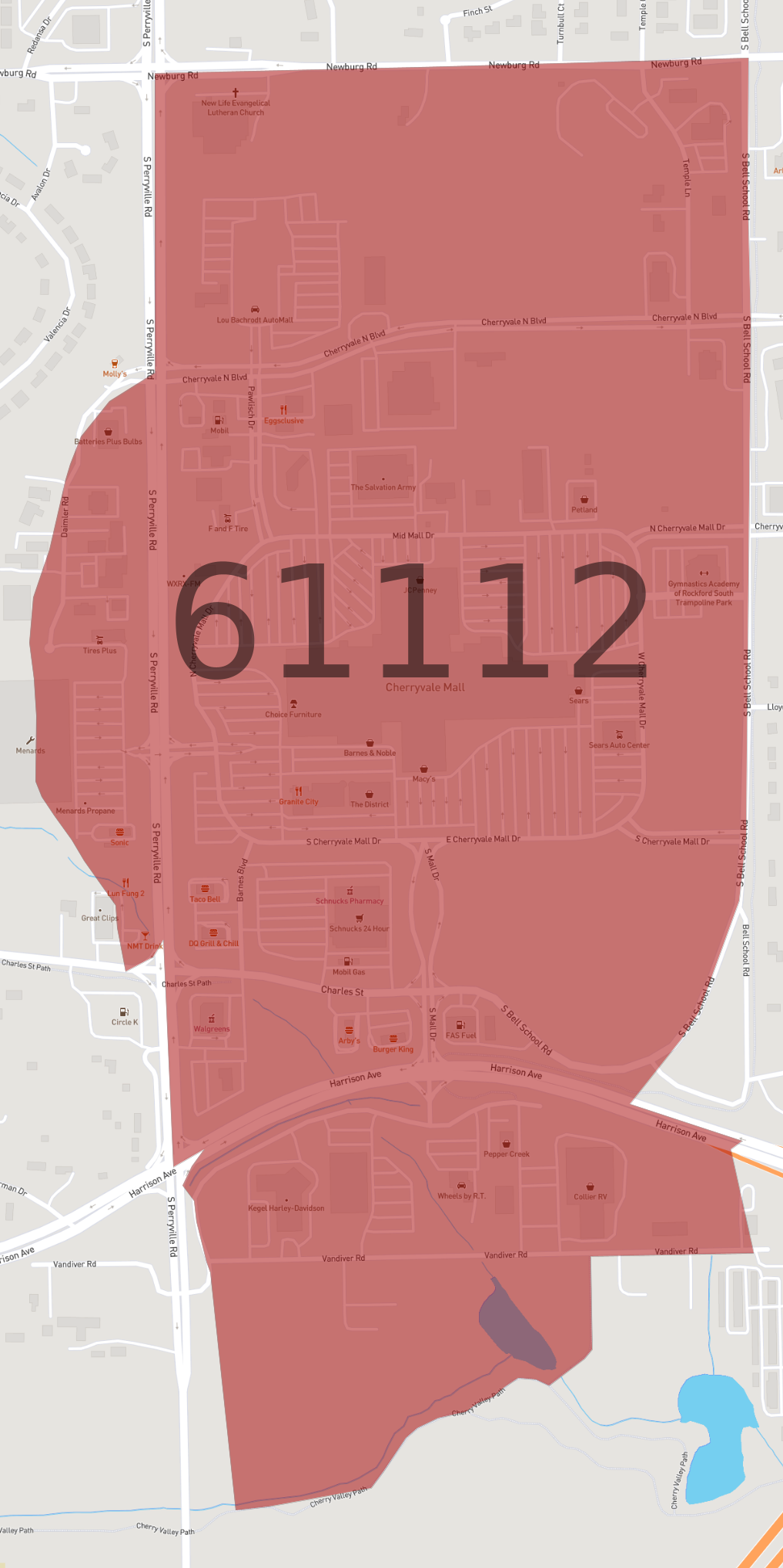 Zip Code 61112 - AtlasBig.com