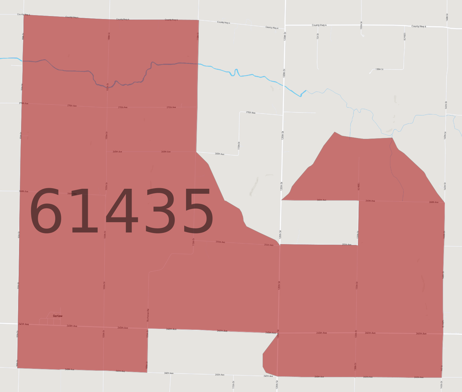 Zip Code 61435 - AtlasBig.com