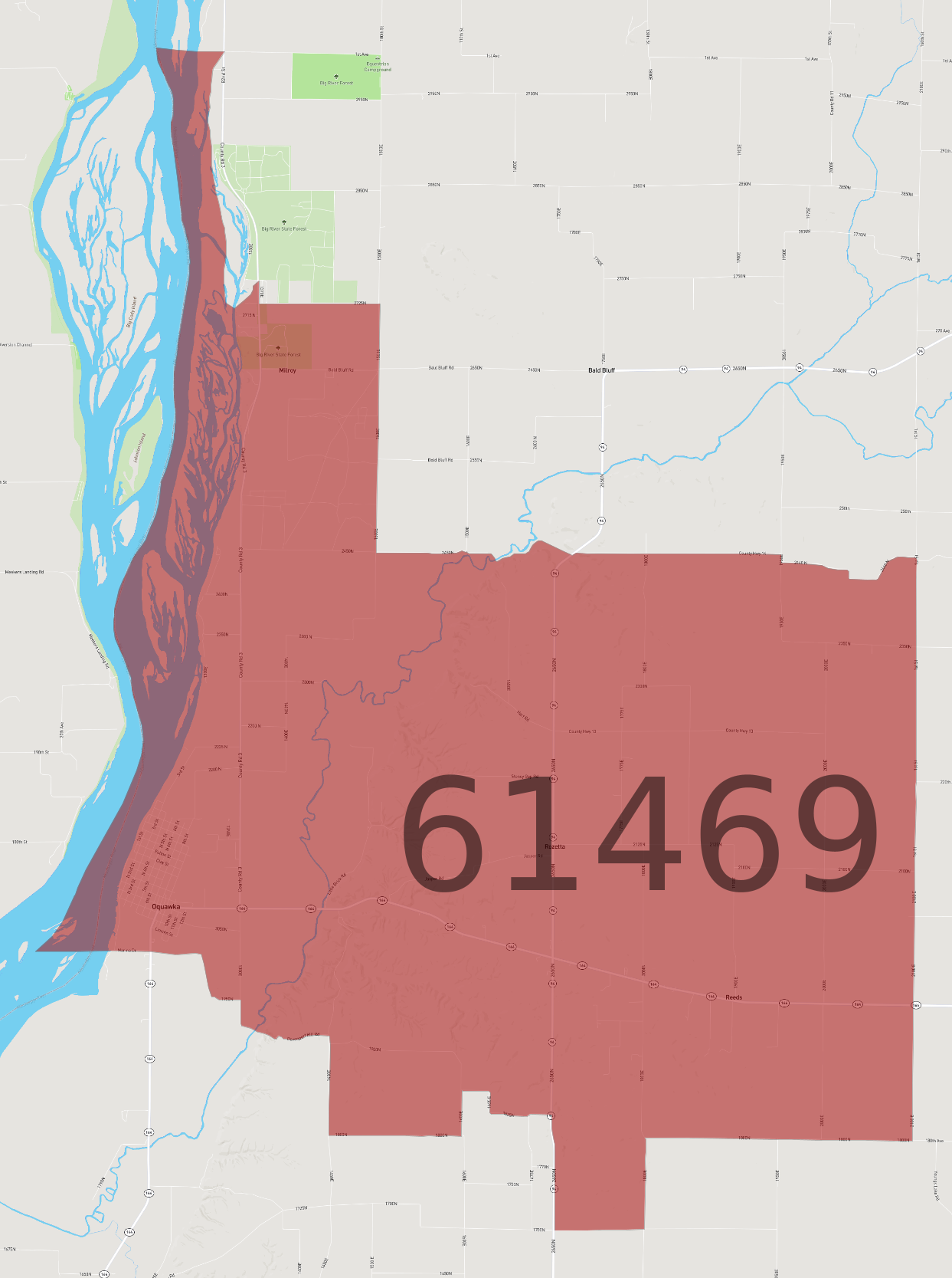 Zip Code 61469 - AtlasBig.com