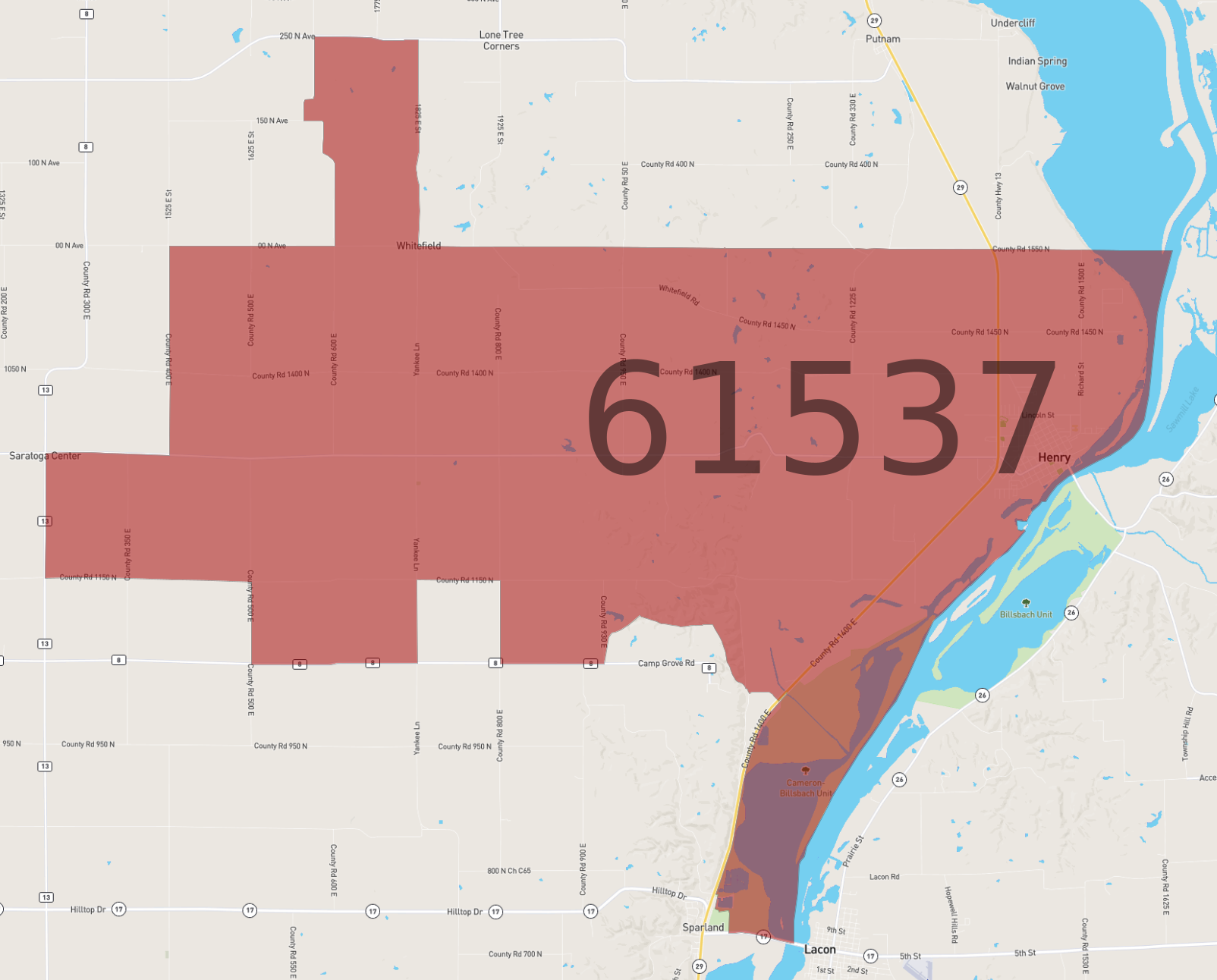 Zip Code 61537 - AtlasBig.com