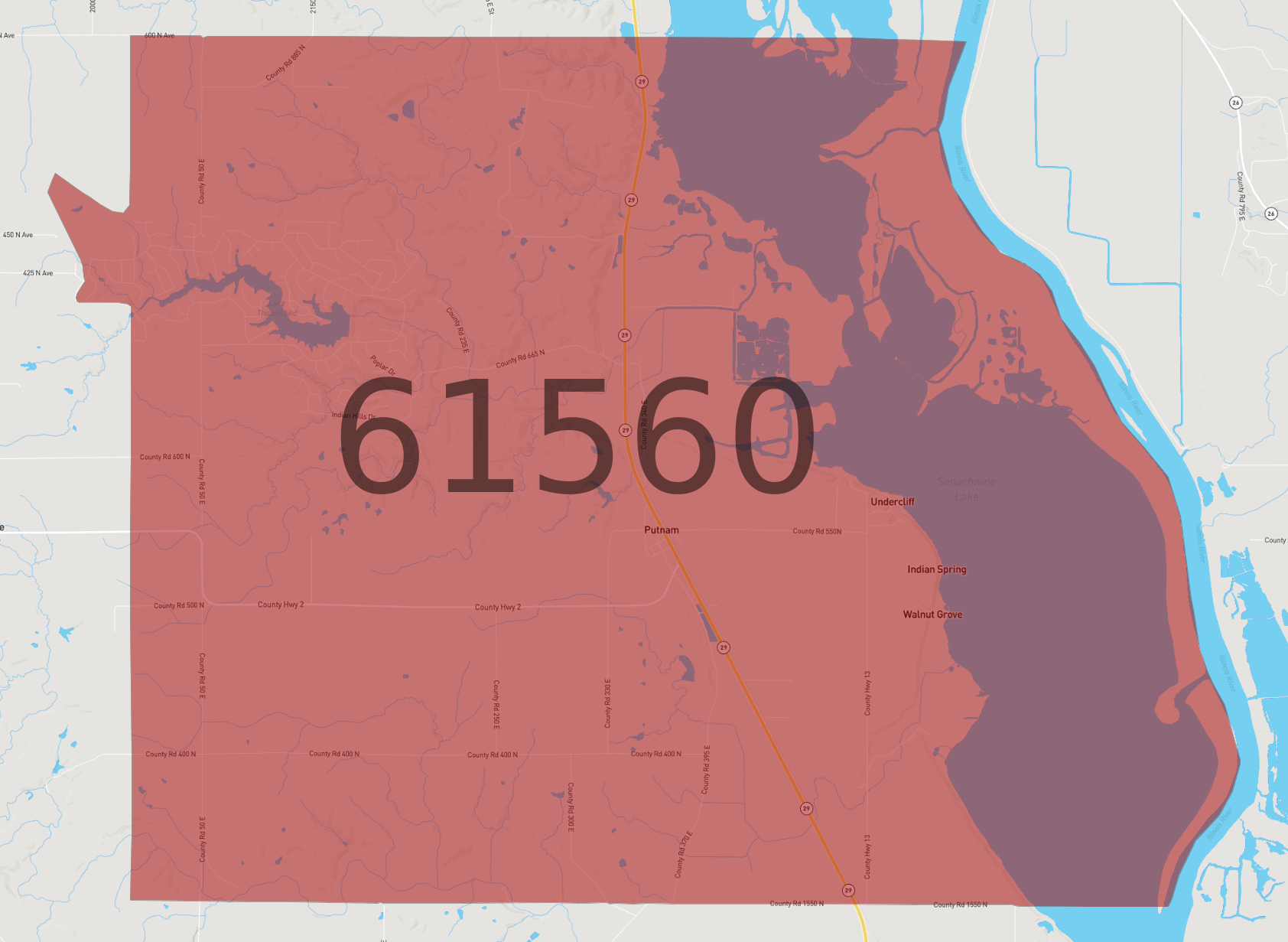 Zip Code 61560 - AtlasBig.com