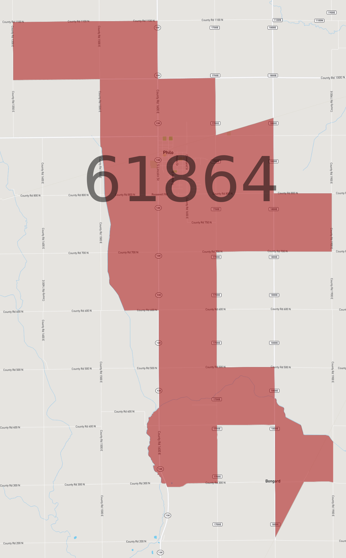 Zip Code 61864 - AtlasBig.com