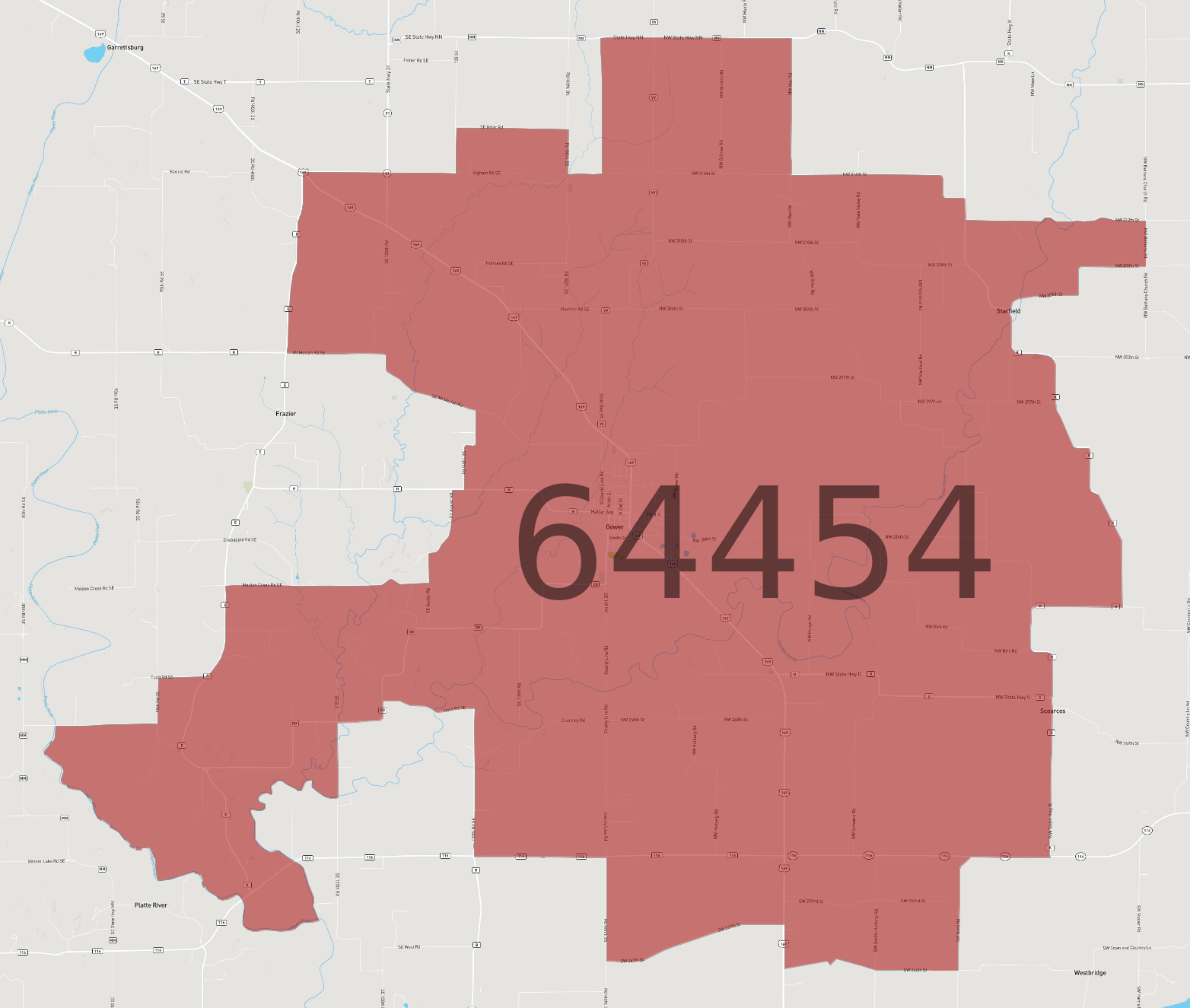 Zip Code 64454 - AtlasBig.com