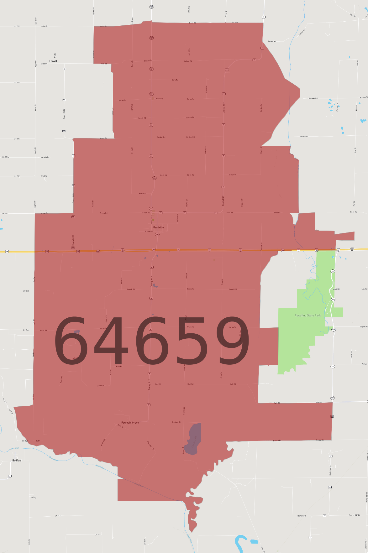 Zip Code 64659 - AtlasBig.com