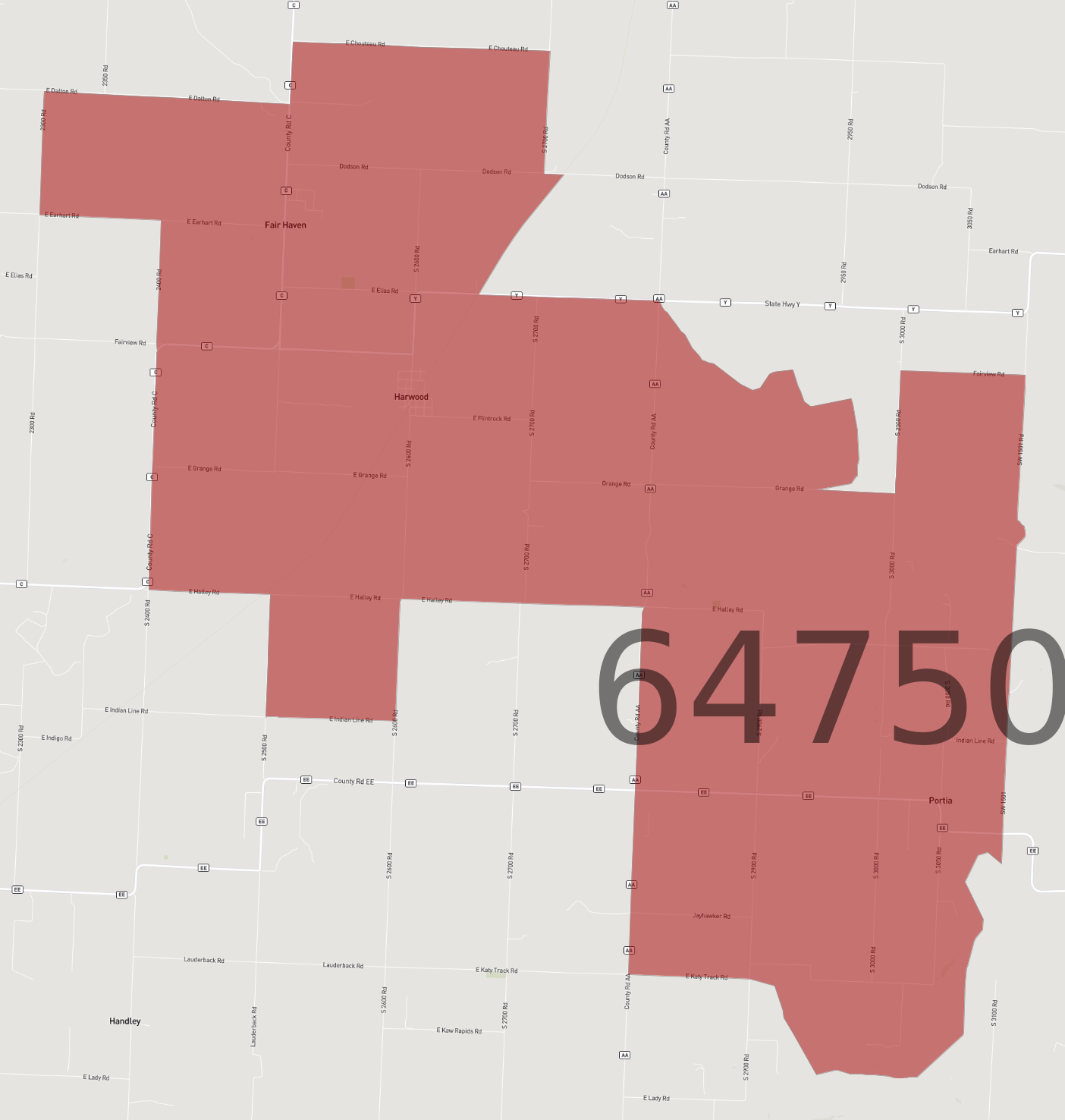 Zip Code 64750 - AtlasBig.com