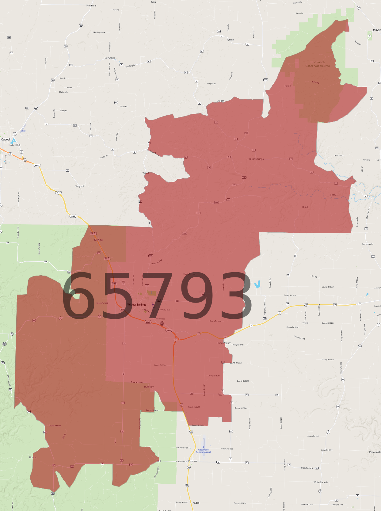 Zip Code 65793 AtlasBig zip-code-65793-atlasbig