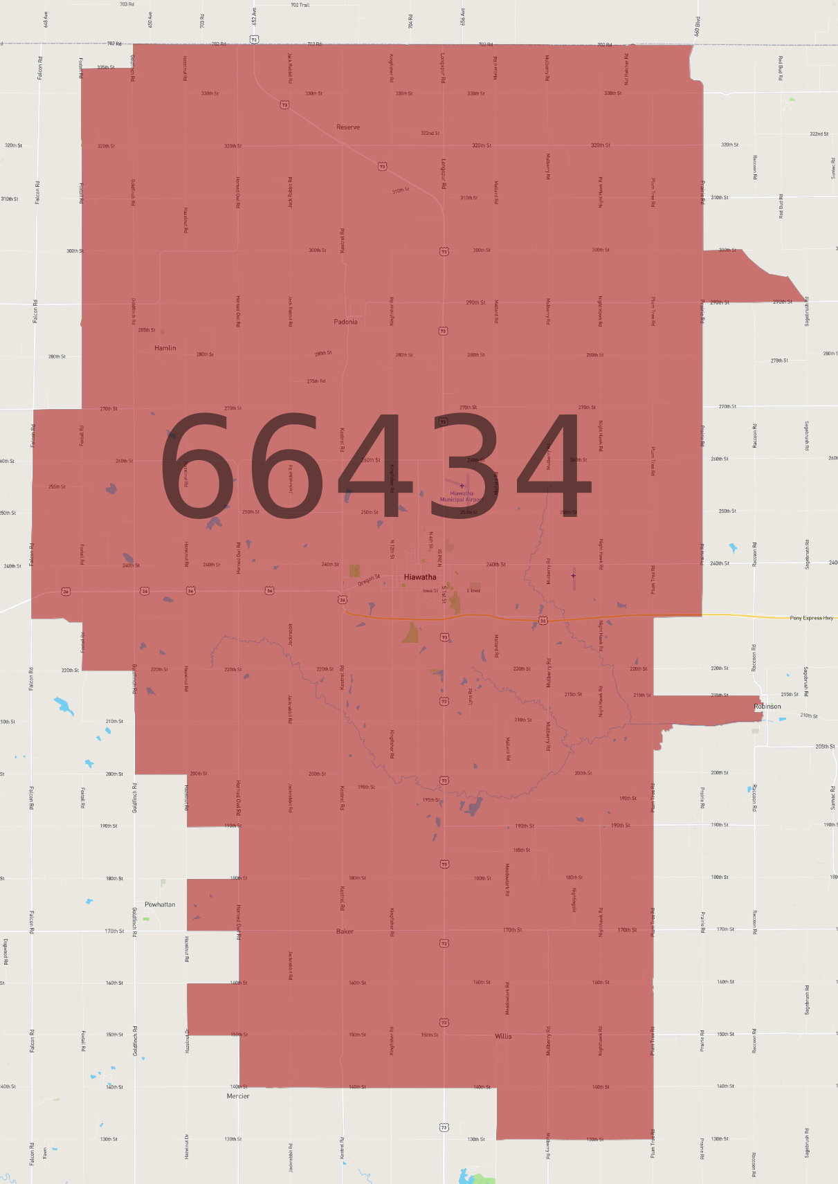 Zip Code 66434 - AtlasBig.com