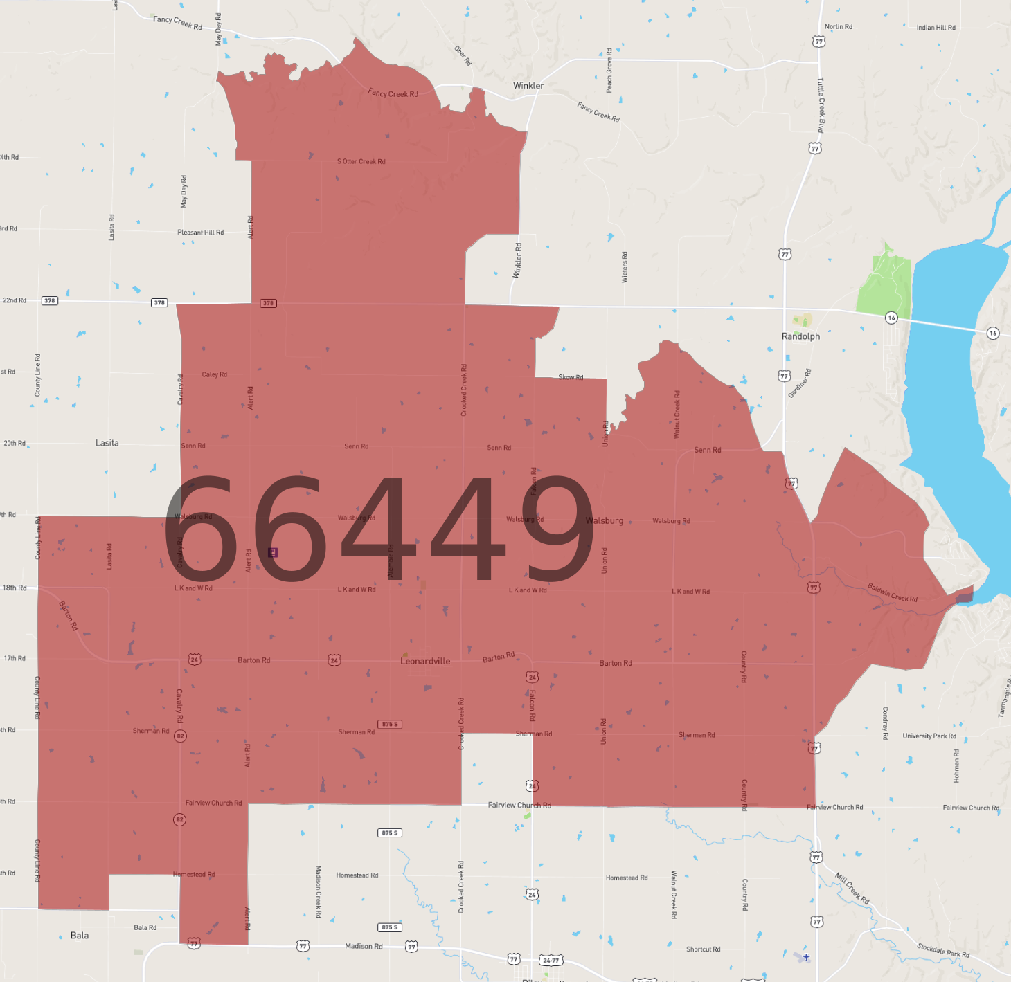 Zip Code 66449 - AtlasBig.com