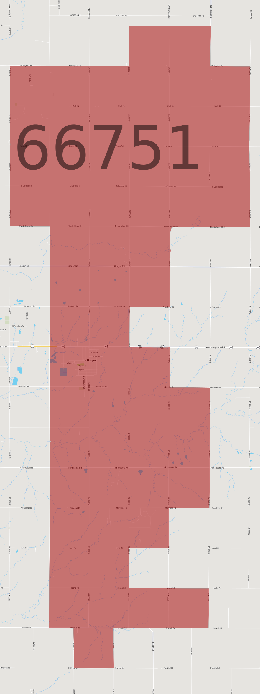 Zip Code 66751 - AtlasBig.com