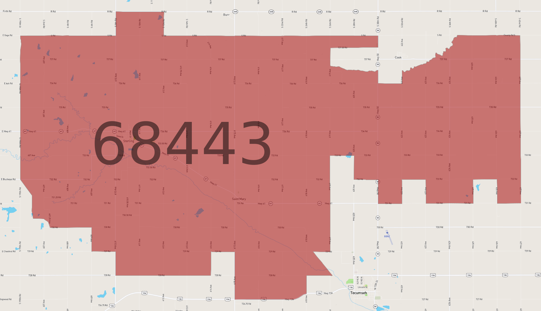 Zip Code 68443 AtlasBig zip-code-68443-atlasbig