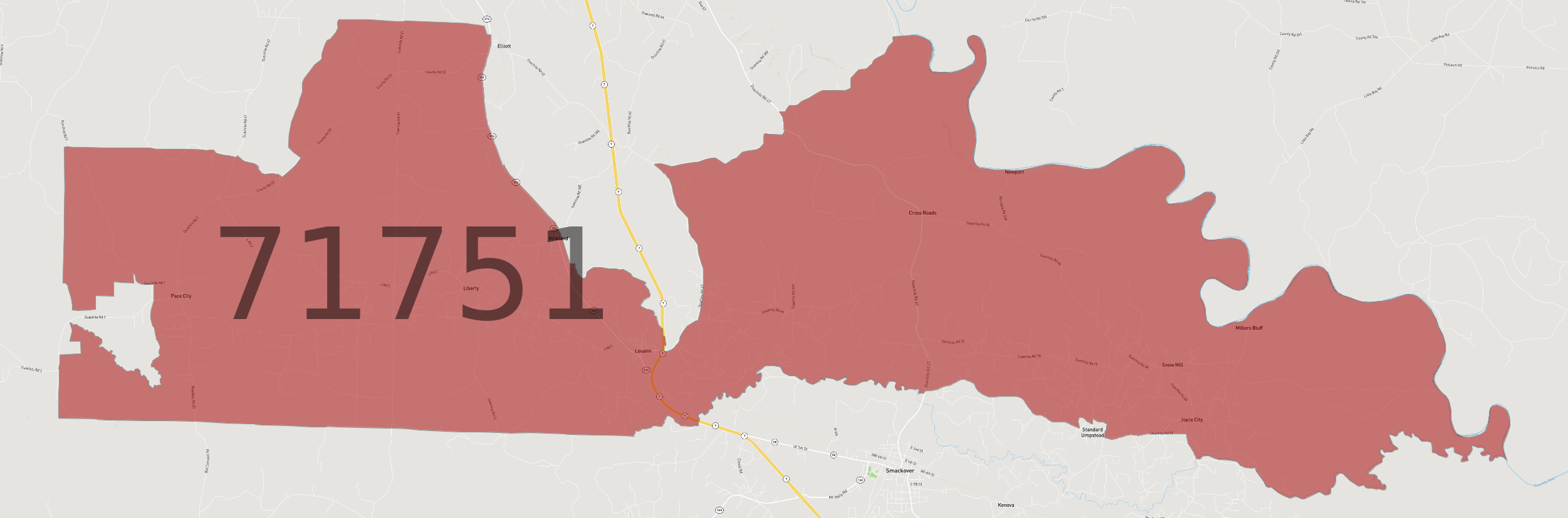 Zip Code 71751 - AtlasBig.com