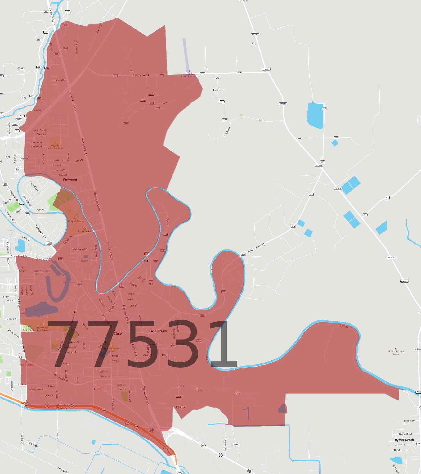 Zip Code 77531 - AtlasBig.com