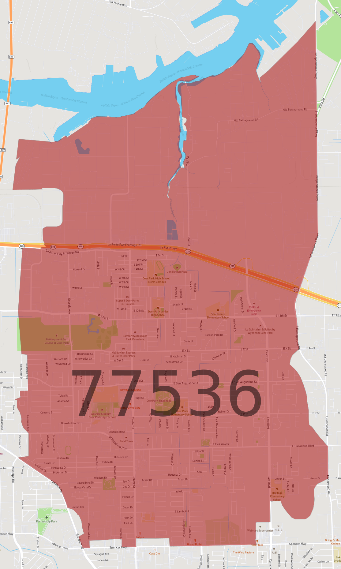 Zip Code 77536 - AtlasBig.com