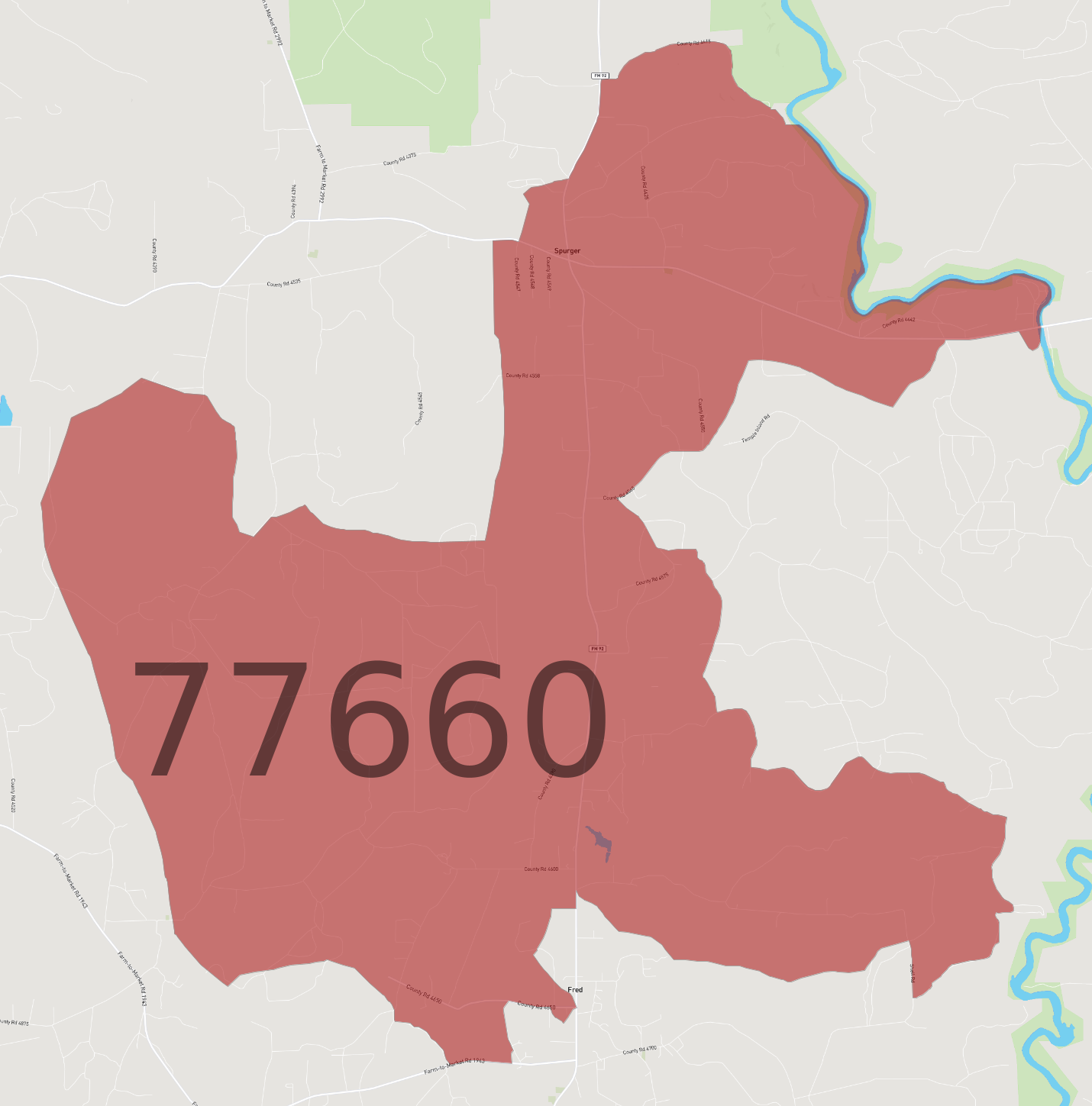 Zip Code 77660 - AtlasBig.com