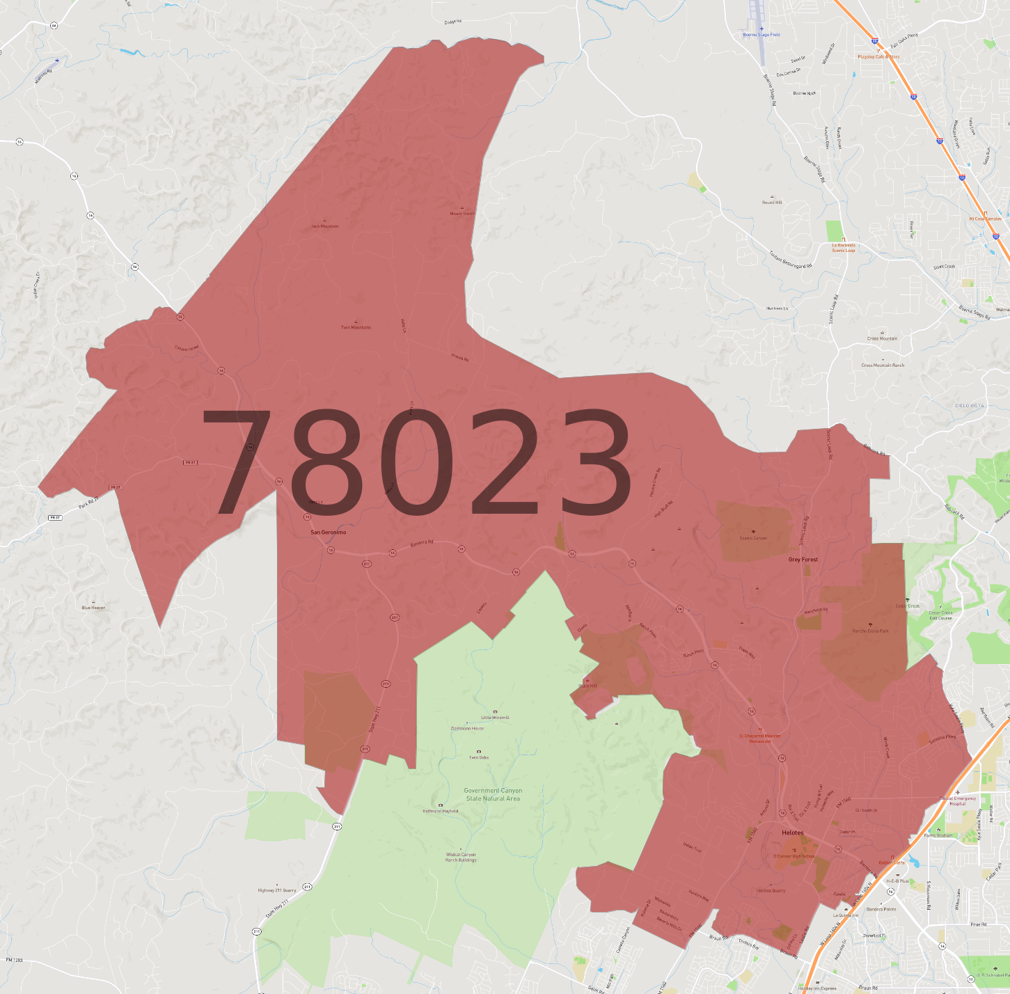 Zip Code 78023 - AtlasBig.com