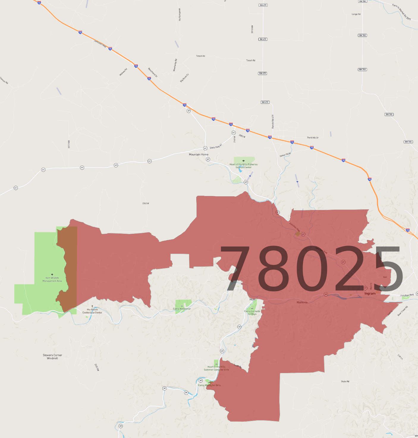 Zip Code 78025 - AtlasBig.com