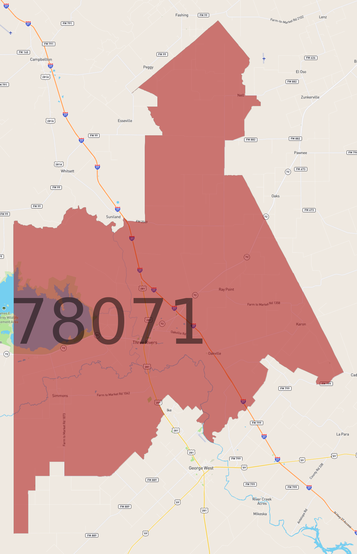 Zip Code 78071 - AtlasBig.com
