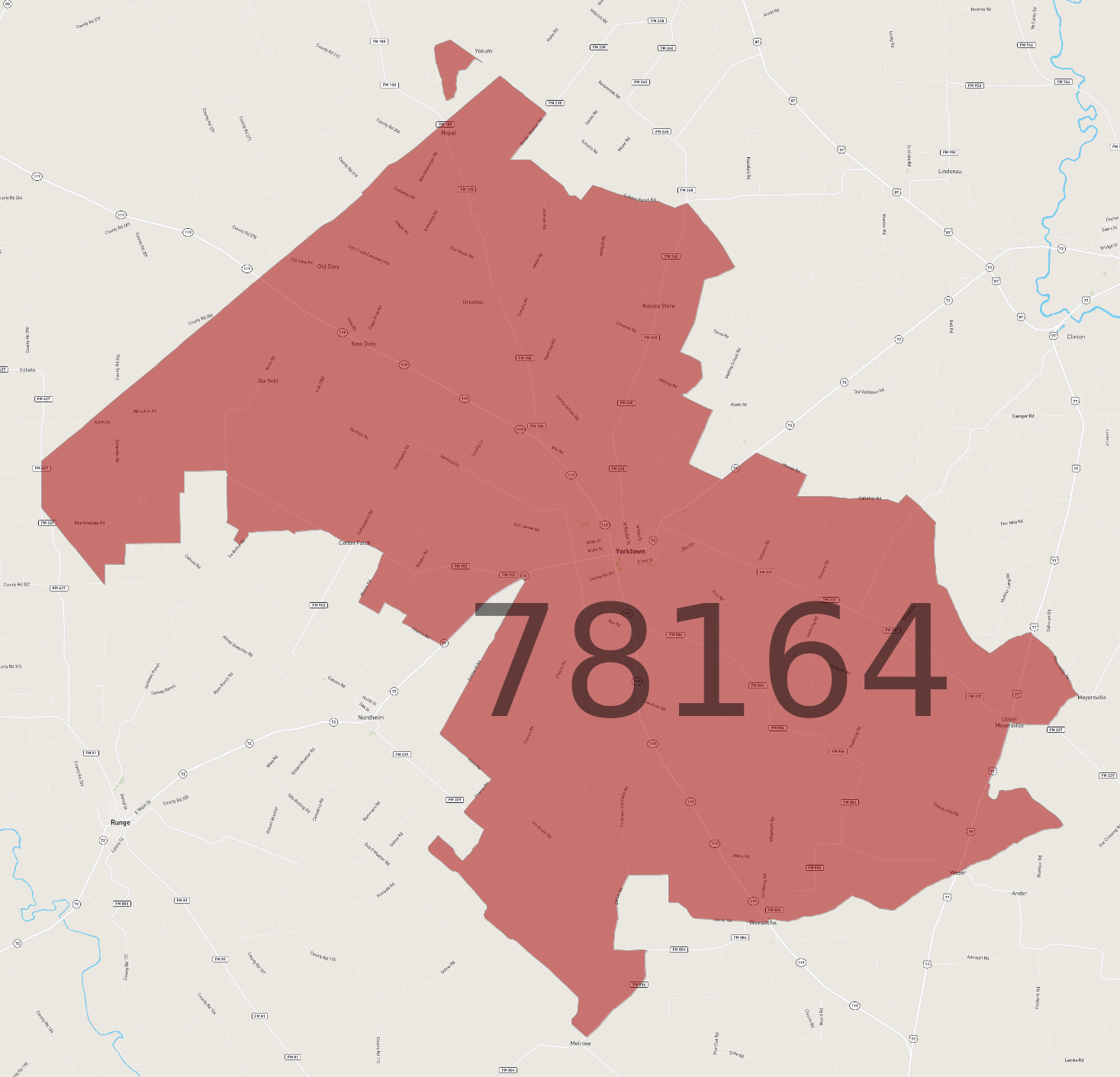 Zip Code 78164 - AtlasBig.com