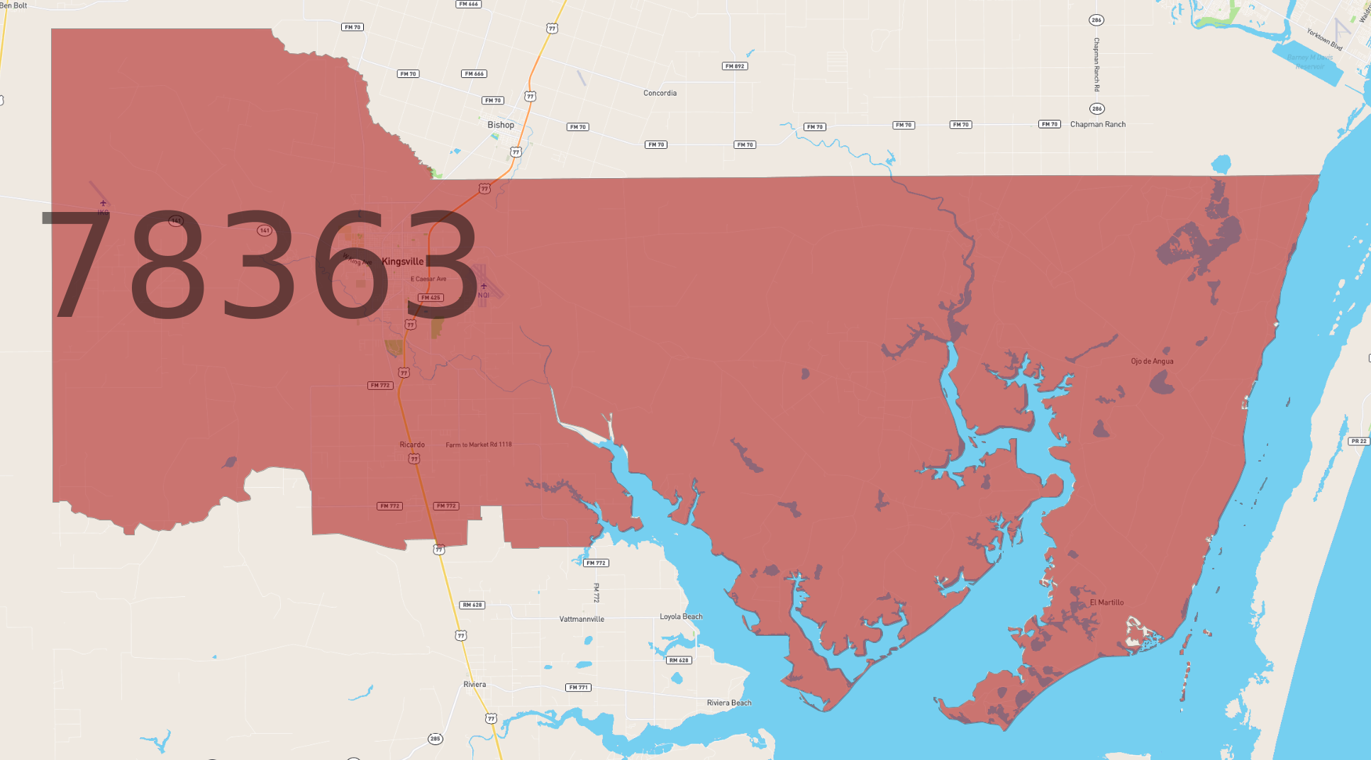 Zip Code 78363 - AtlasBig.com