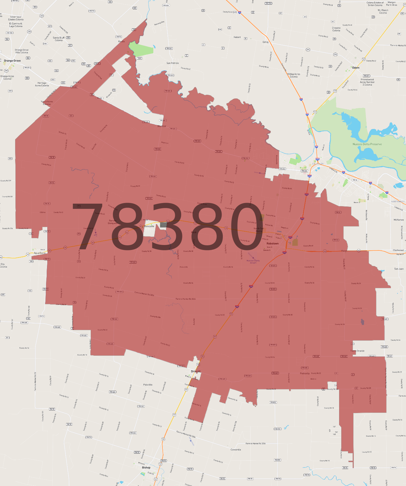 Zip Code 78380 - AtlasBig.com