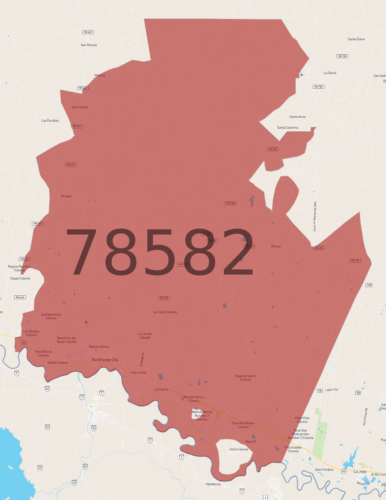 Zip Code 78582 - AtlasBig.com