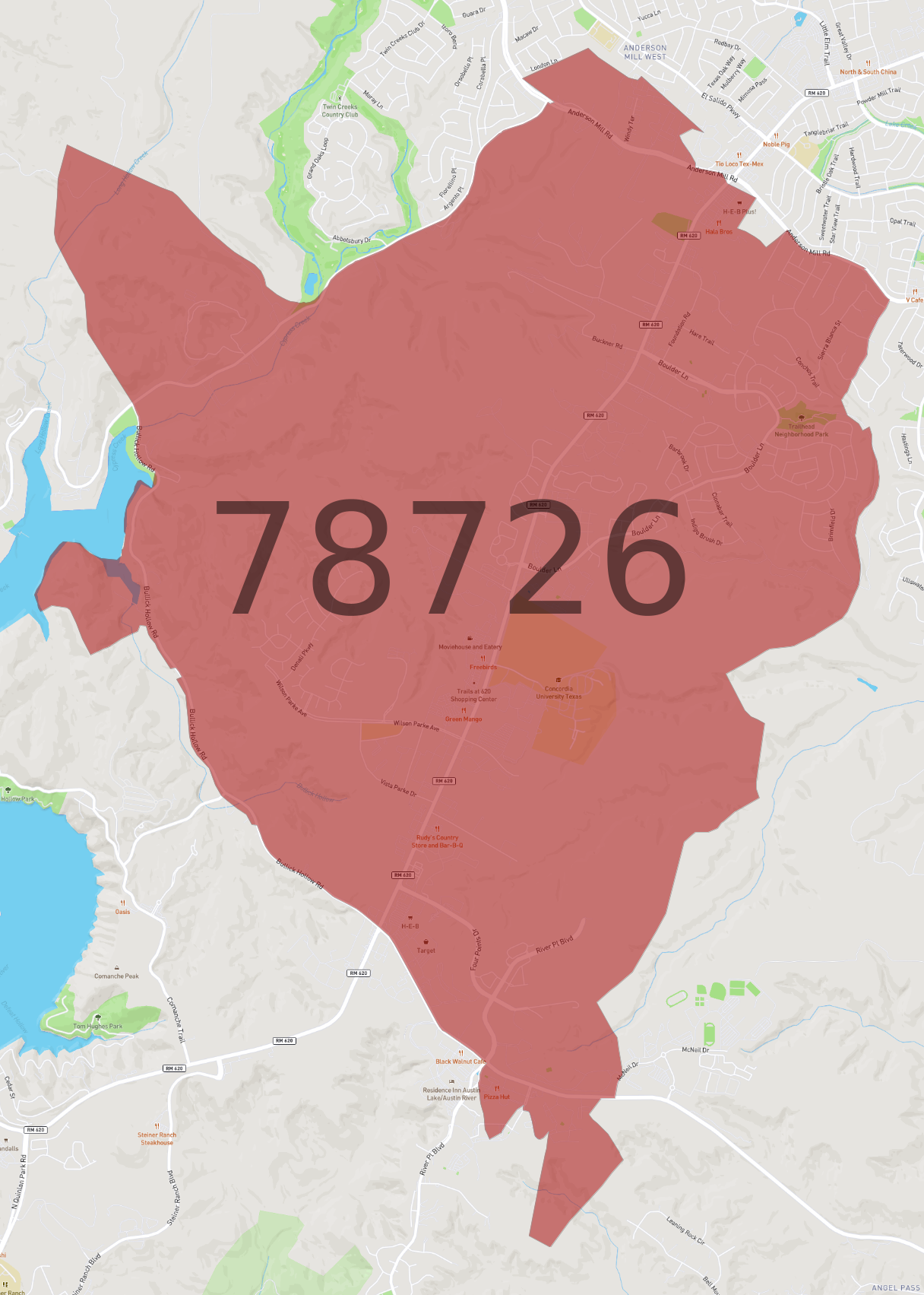 Zip Code 78726 - AtlasBig.com