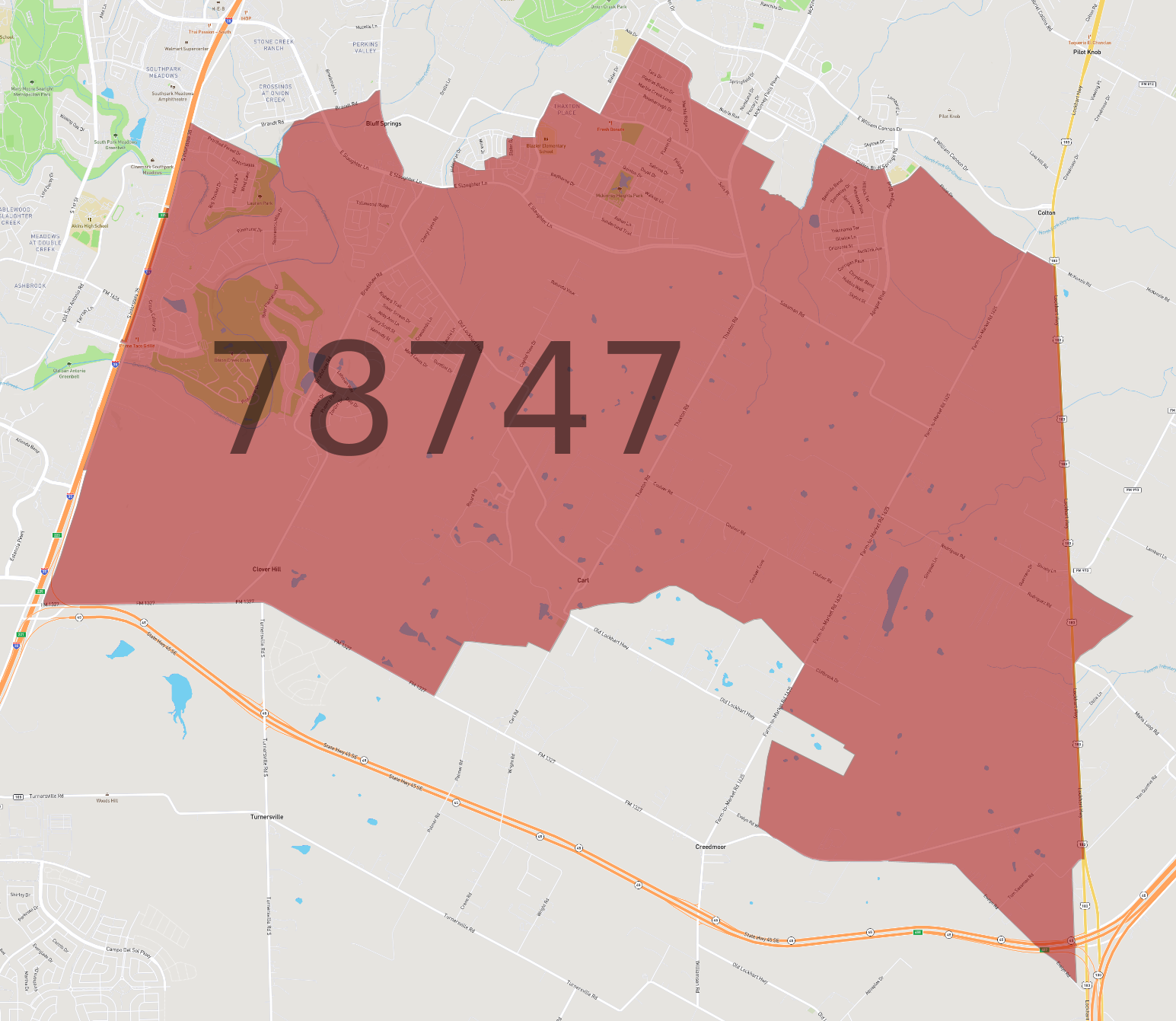 Zip Code 78747 - AtlasBig.com