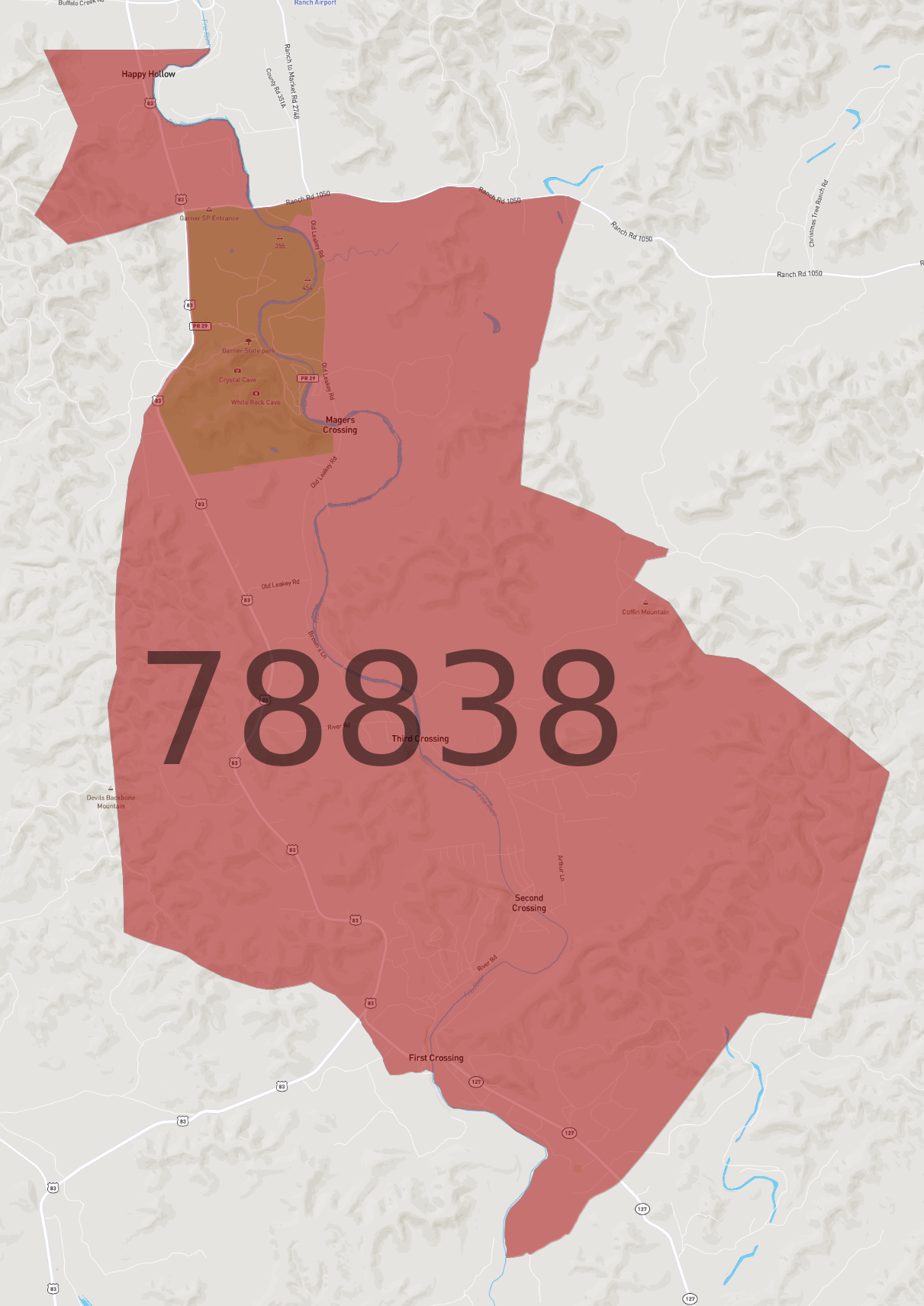 Zip Code 78838 - AtlasBig.com