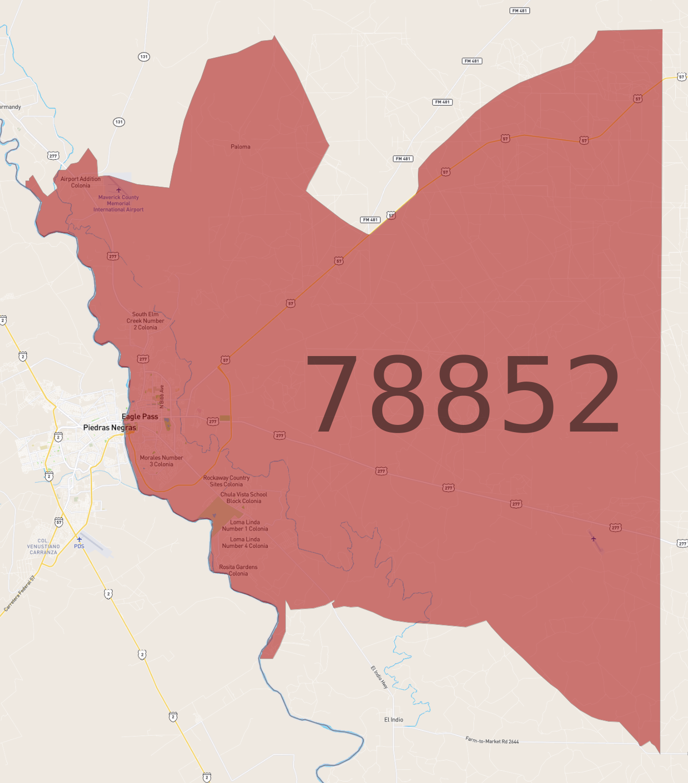 Zip Code 78852 - AtlasBig.com